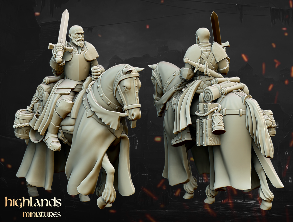 Medieval Riding Knights - The Resin Engine