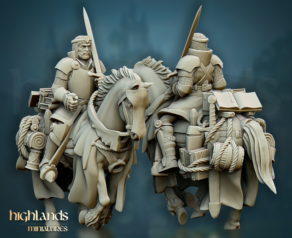 Medieval Riding Knights - The Resin Engine