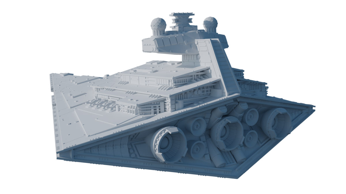 Imperial Star Destroyer -Class I (STL) – The Resin Engine