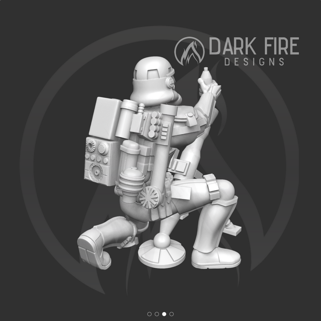 Desert Troopers Mortarman – The Resin Engine