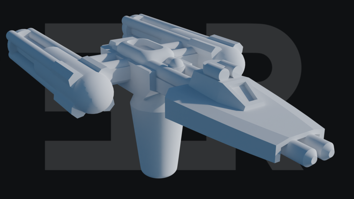 Y Wing (STL) – The Resin Engine