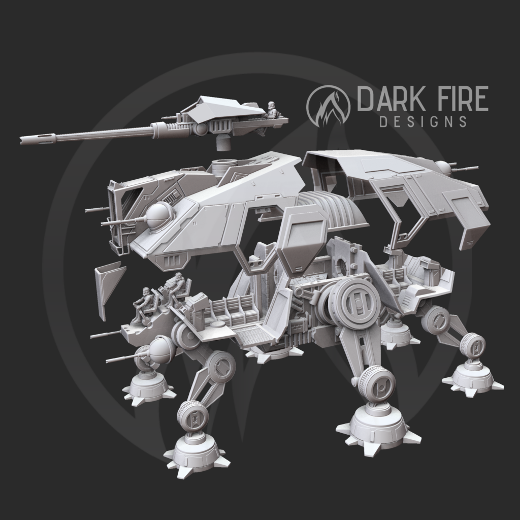 Heavy Republic Walker – The Resin Engine