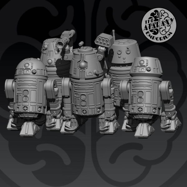 R-Series Droid Squad - The Resin Engine