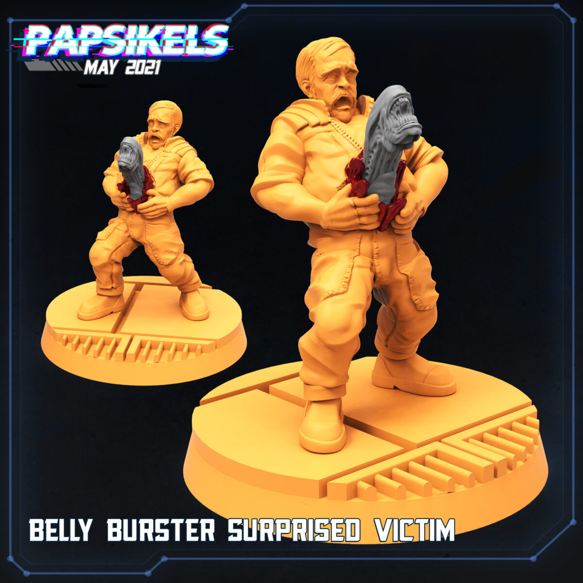 Alien Chest Bursters Victim - The Resin Engine