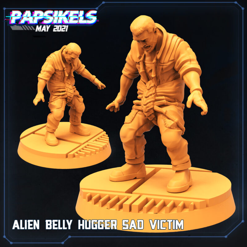 Alien Belly Huggers Sad Victim – The Resin Engine