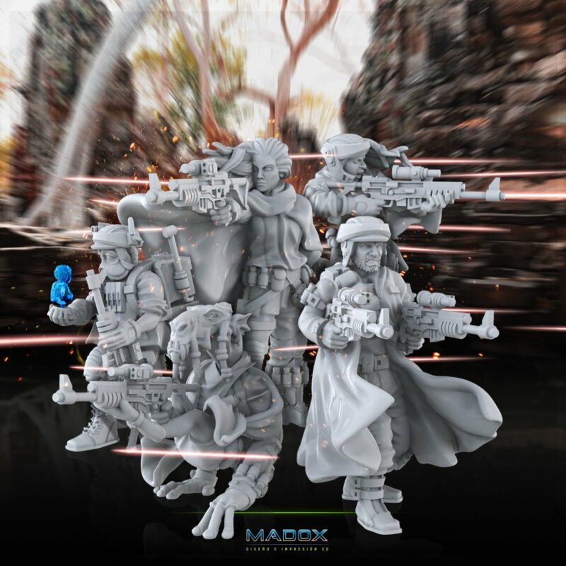 Multipart Alliance Trooper – The Resin Engine