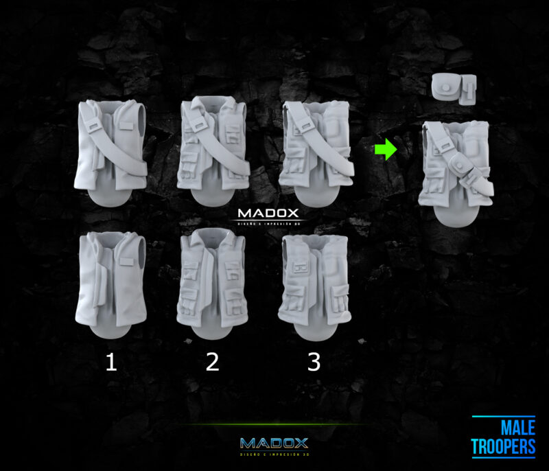 Multipart Alliance Trooper - The Resin Engine