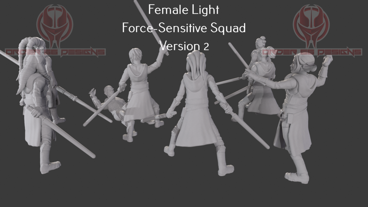 Female Light Force Sensitive Squad Version(2) – The Resin Engine