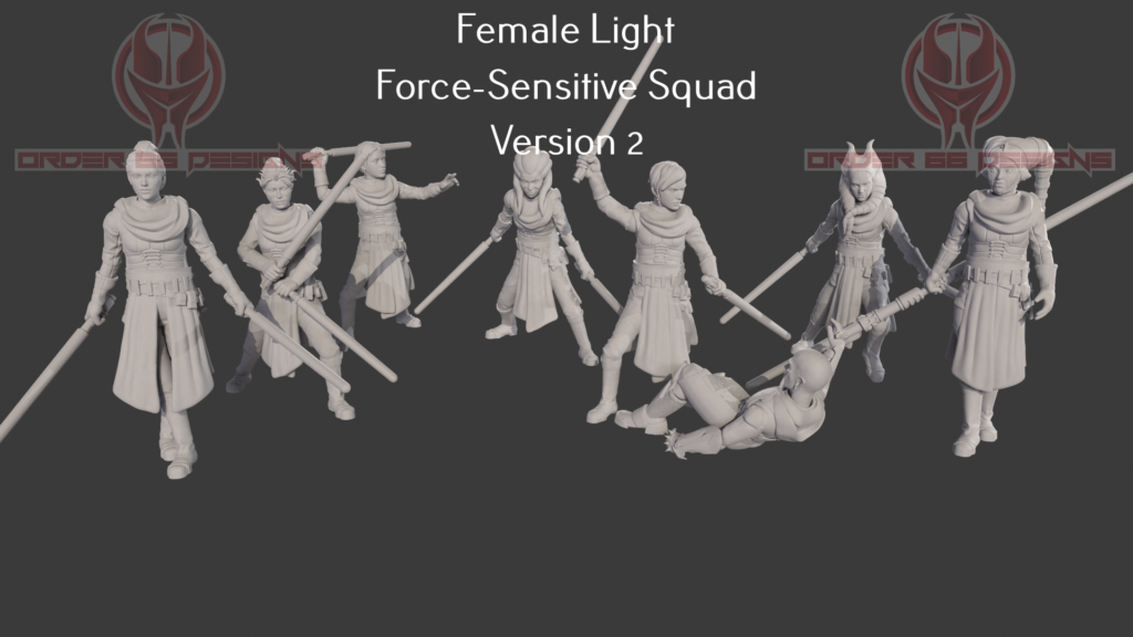 Female Light Force Sensitive Squad Version(2) – The Resin Engine