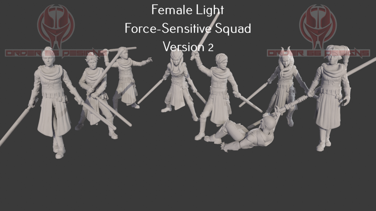Female Light Force Sensitive Squad Version(2) – The Resin Engine