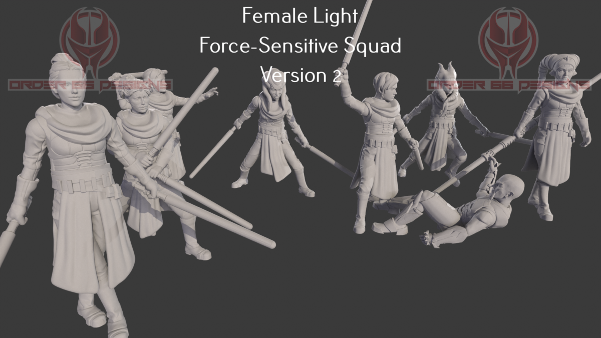 Female Light Force Sensitive Squad Version(2) – The Resin Engine