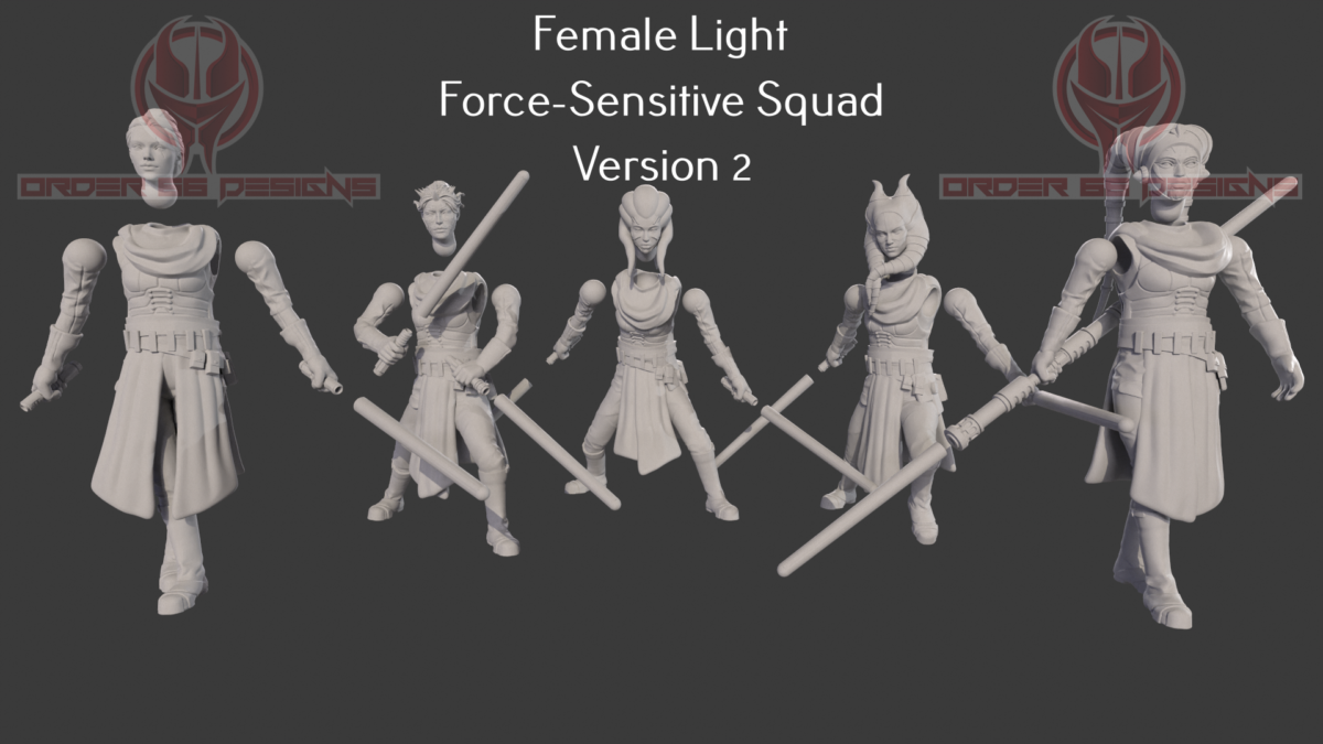 Female Light Force Sensitive Squad Version(2) – The Resin Engine