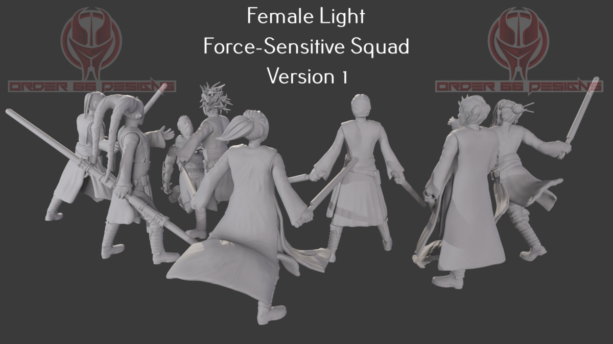 Female Light Force Sensitive Squad Version(1) – The Resin Engine