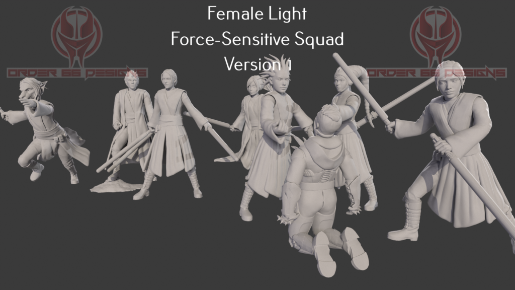 Female Light Force Sensitive Squad Version(1) – The Resin Engine