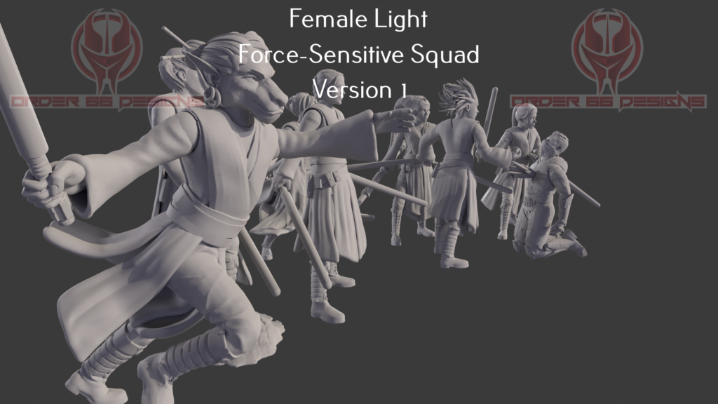 Female Light Force Sensitive Squad Version(1) – The Resin Engine