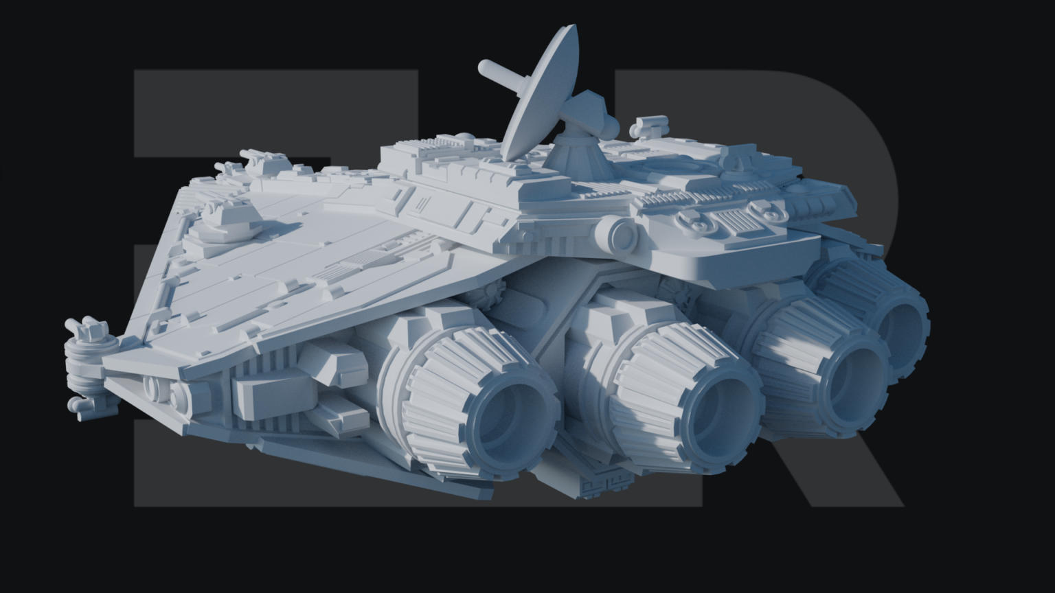 Vigil-Class Star Destroyer STL – The Resin Engine