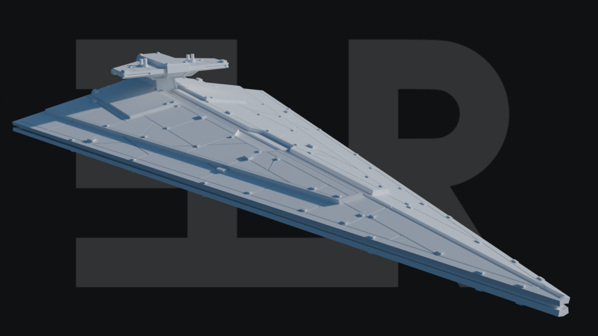 Vindicator-Class Star Destroyer STL – The Resin Engine