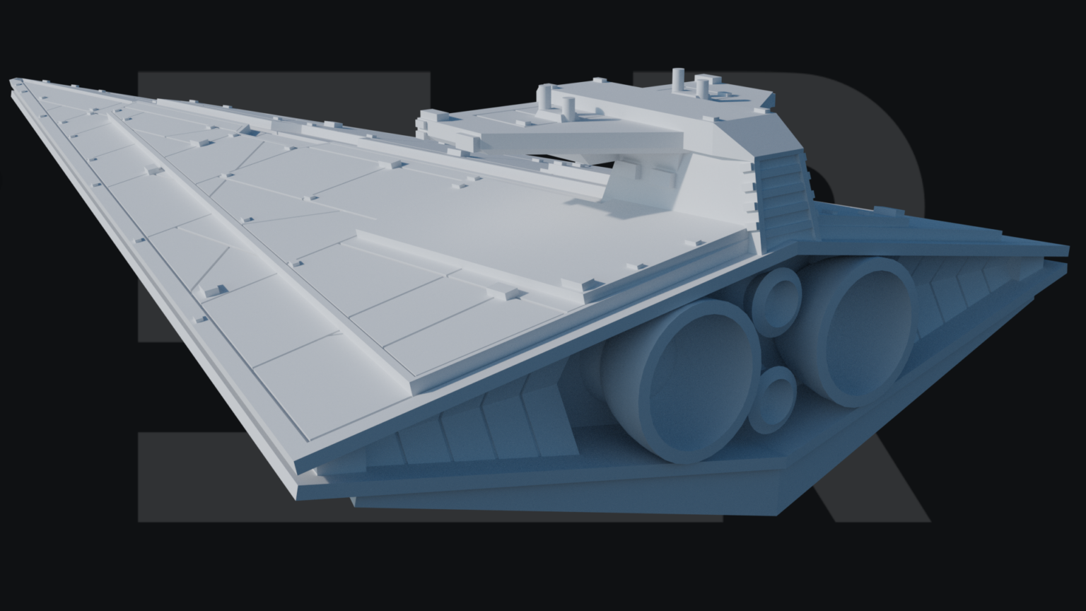 Vindicator-Class Star Destroyer STL – The Resin Engine