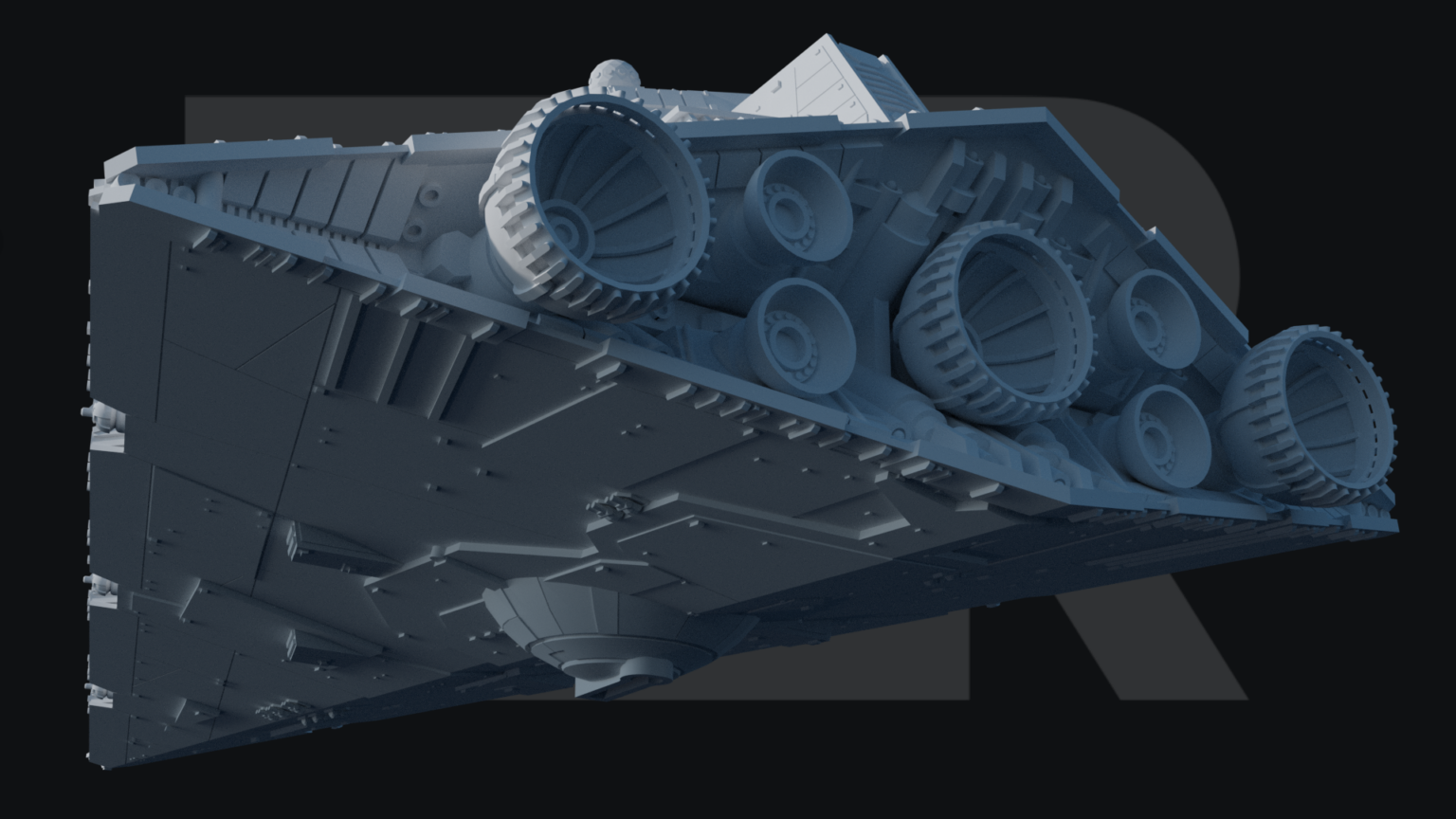 Allegiance -Class Star Destroyer STL – The Resin Engine