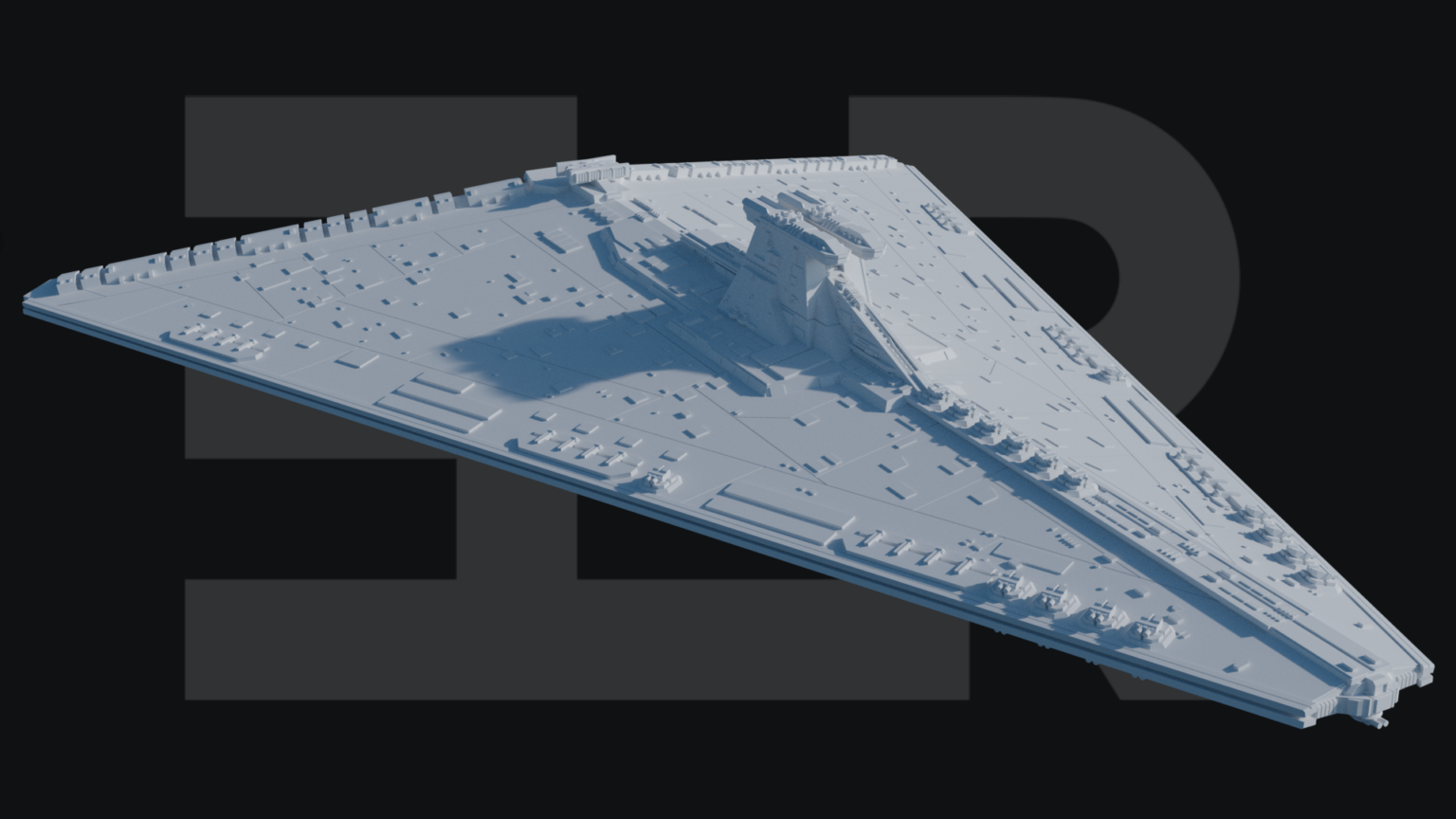 Secutor-Class Star Destroyer STL – The Resin Engine