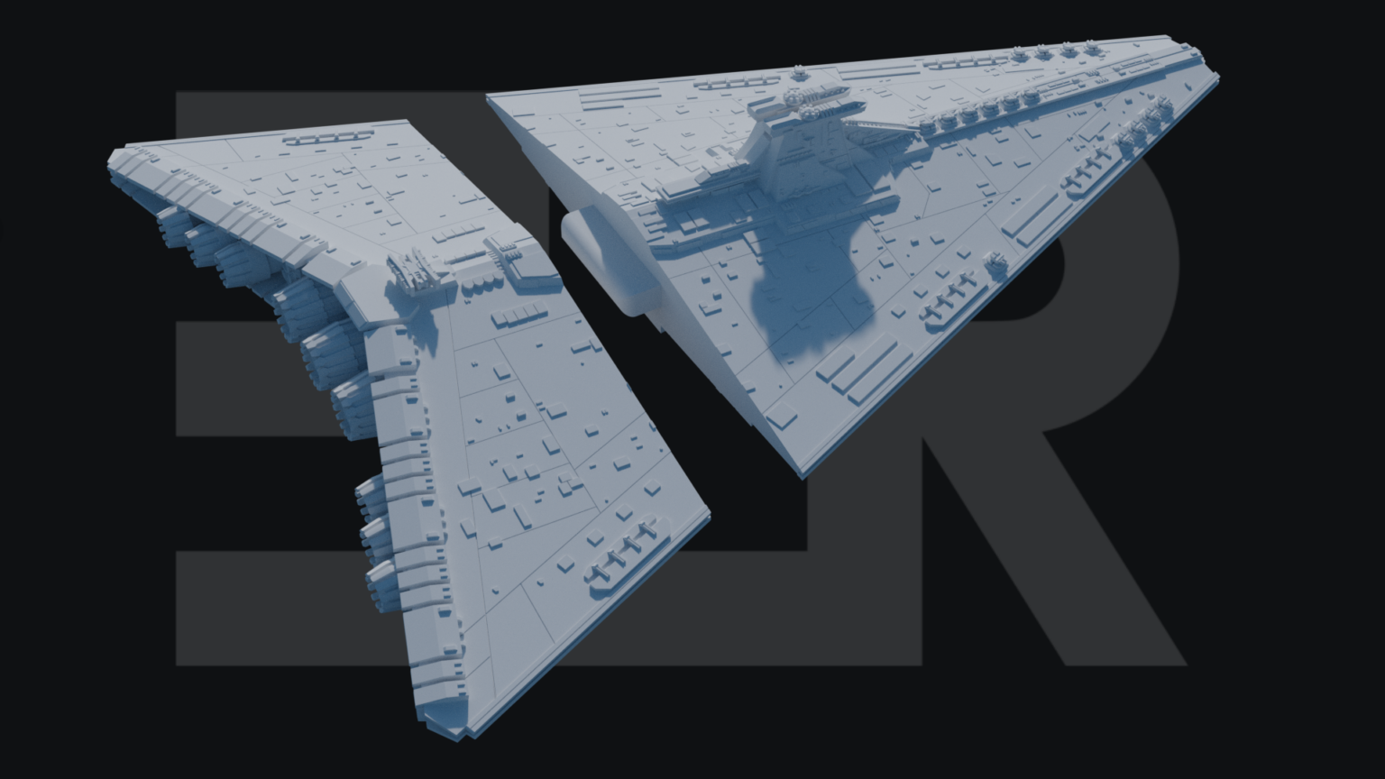 Secutor-Class Star Destroyer STL – The Resin Engine