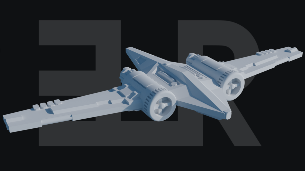 T Wing STL – The Resin Engine
