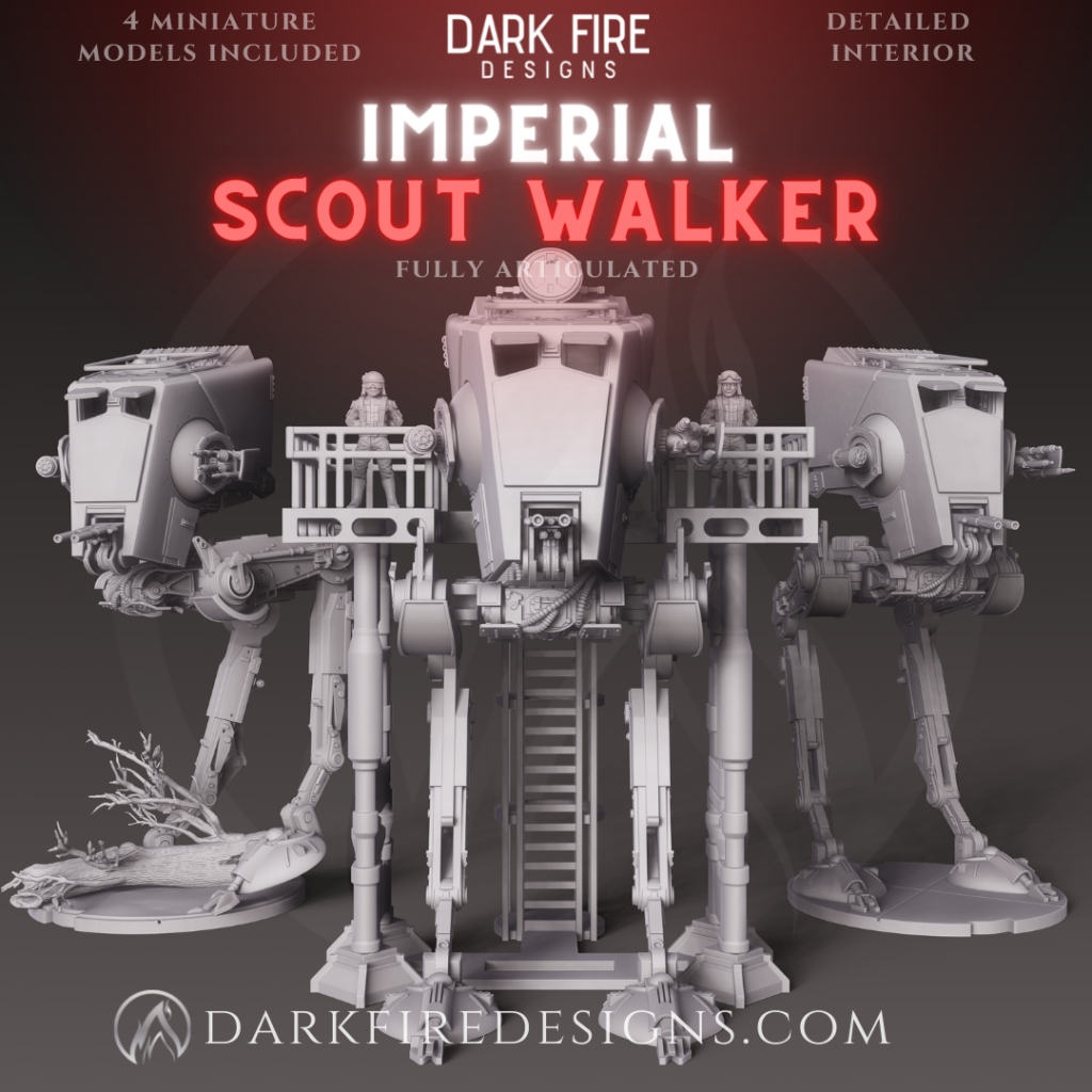 Imperial Scout Walker – The Resin Engine