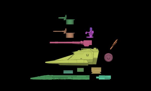 Galactic Blade Tank Tx-130A - The Resin Engine