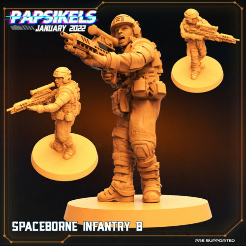 Spaceborne Infantry Squad – The Resin Engine