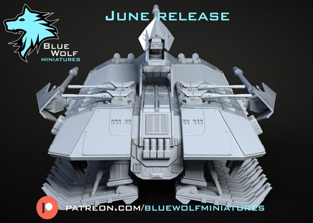 Unstable Terrain Artillery Transport – The Resin Engine