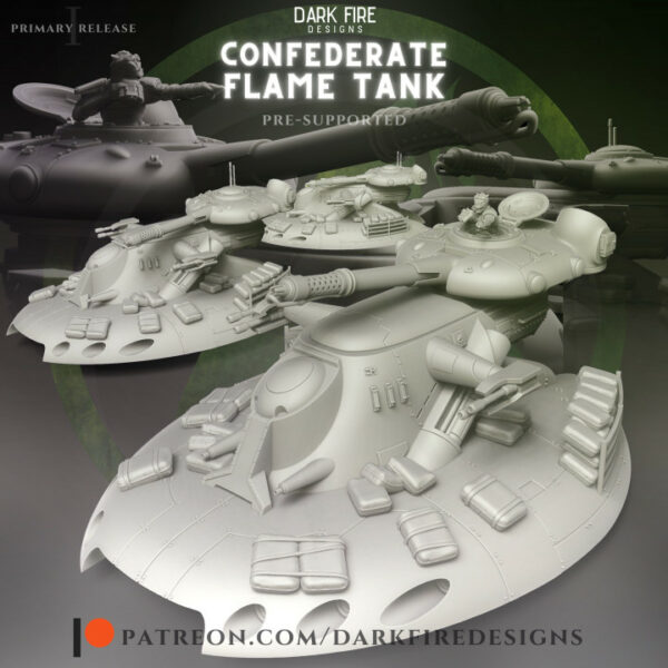 Confederate Flame Tank – The Resin Engine