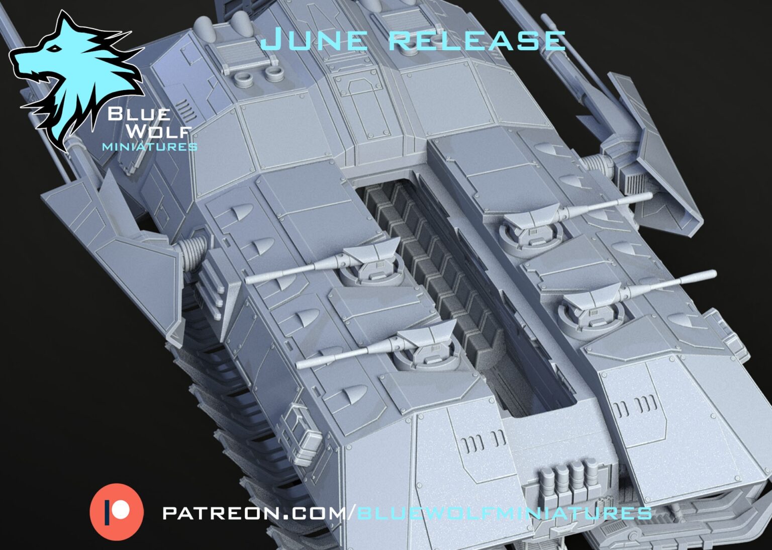 Unstable Terrain Artillery Transport – The Resin Engine