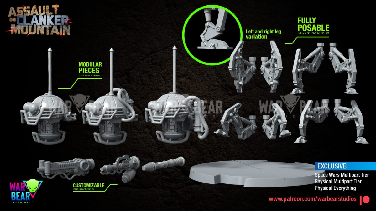 Mountain Spider Artillery Drone - The Resin Engine