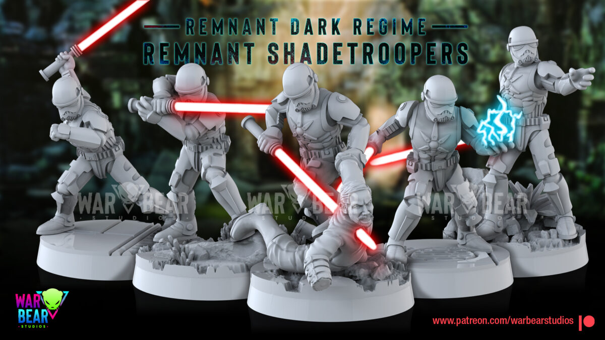 Remnant Dark Regime Remnant Shadetroopers - The Resin Engine
