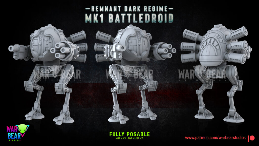 Remnant Dark Regime MK1 Battledroid – The Resin Engine