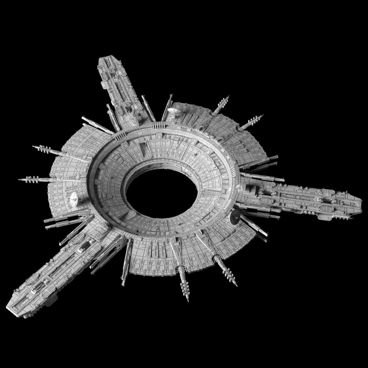 Fondor Shipyard Ringstation Big Version Mel Miniatures – The Resin Engine