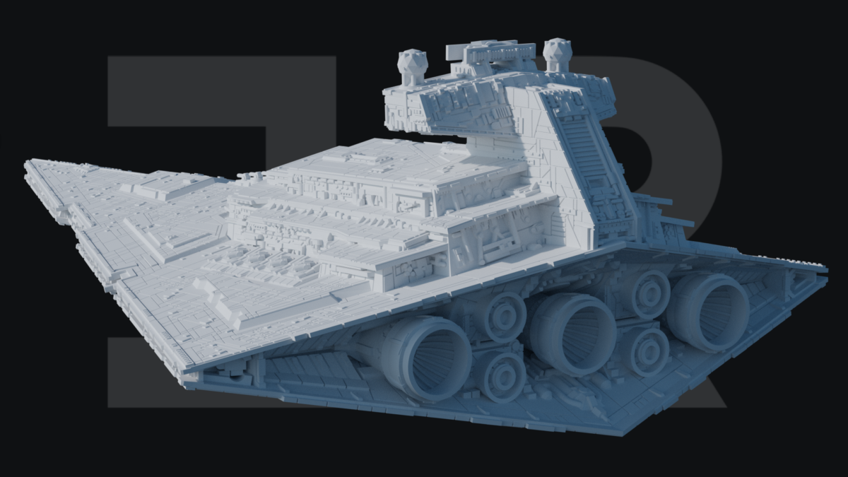 Imperial Star Destroyer -Class I Rogue One Version – The Resin Engine