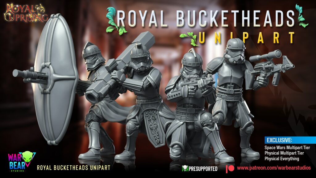 Royal Bucketheads UNIPART – The Resin Engine